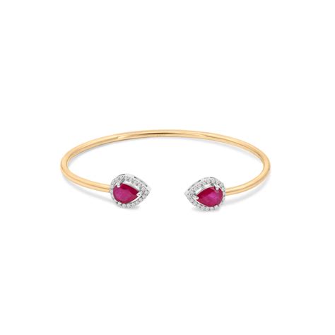 Gilded Ruby Embrace El Galla Jewellery