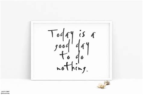 Lazy Font Free Style Free Font