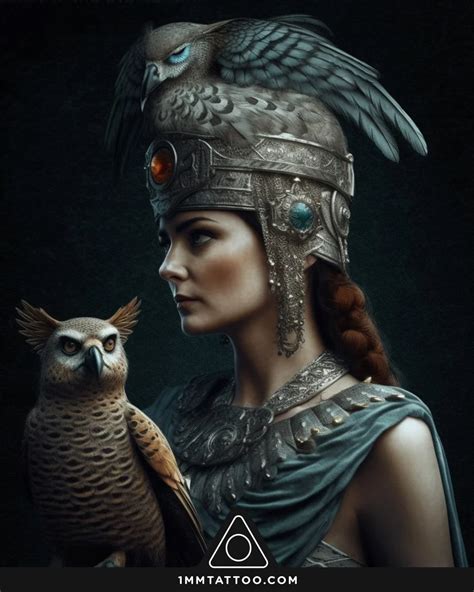 Athenas Intelligence And Her Sacred Owl In Greek Mythology — 1mm