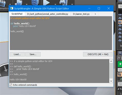 Github Chrisevans D Scriptwrangler A Simple Python Script Editor