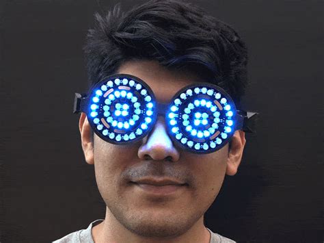 overview rezz inspired neopixel glasses adafruit learning system