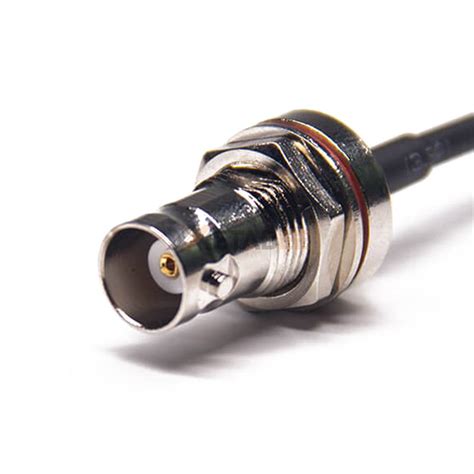 Mcx Male To Bulkhead Bnc Female Adapter Cable Using Rg174 Metabeeai