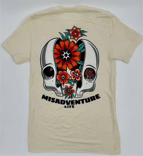 Cracked Skull Tee Lightside Misadventure Life