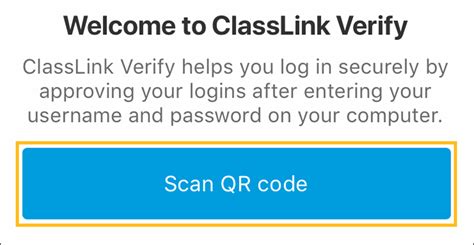 Classlink Verify Multi Factor Authentication App
