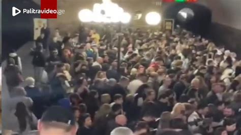 მეტრო სადგურის საბურთალოს ხაზი ამ წუთებში რა კადრებს ავრცელებს