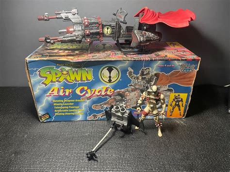 Spawn Air Cycle With White Pilot Spawn Hobbies Toys Toys Games On Carousell