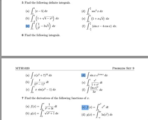 Solved What Is The Answer For This Set Of Problem For 5 C Chegg Com