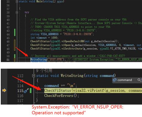 Scpi Command Cannot Be Implemented