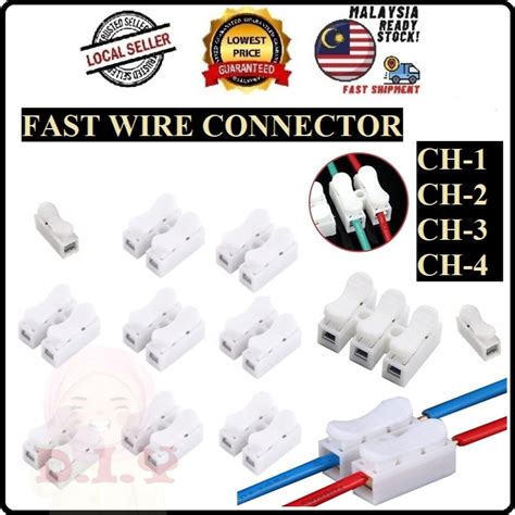 1 PCS Fast Wire Connector 1Pin 2Pin 3Pin 4Pin Quick Connector Electrical Cable Connector Wire