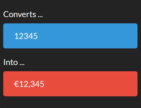 Ultra Small Currency Fomatting Library Format Money Js Css Script