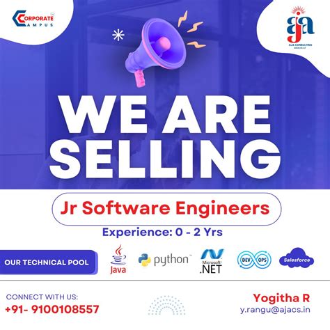 Hello Hiring Team Aja Consulting Services Llp