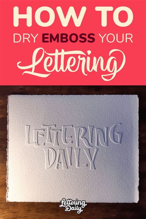 Embossed Lettering Tutorial Hand Lettering Styles Lettering Alphabet