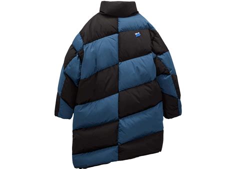 ader error x zara oversized puffer jacket blue black men s fw22 us