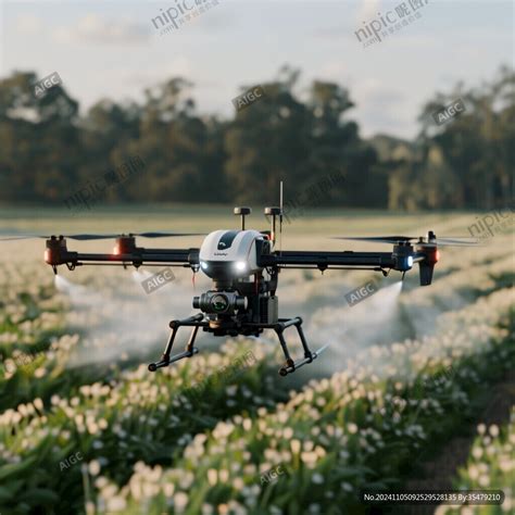 Ai创作图打药无人机 无人机在田野上空喷洒农药 无人机灌溉 智能植保 喷农药无人机 无人机打药 喷洒农药无人机 无人机油菜喷药 无人机油菜打药