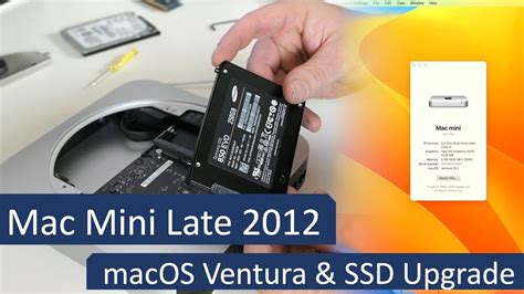 Mac Mini Late 2012 Macos Ventura And Ssd Upgrade Youtube