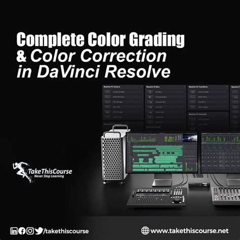 color grading and color correction masterclass in davinci resolve 15 and 16