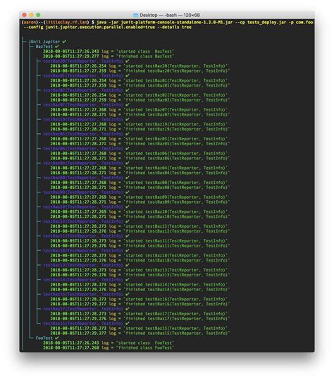 Inconsistent Output From Treeprinter In Consolelauncher With Parallel