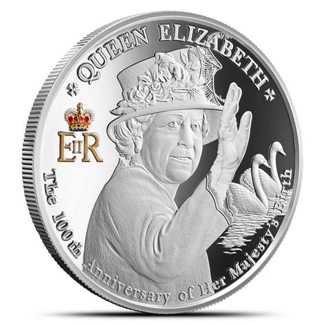 Buy 2026 1 Oz Proof Niue Silver Queen Elizabeth 100th Anniversary Of