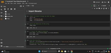 Kunal Joshi On Linkedin Facedetection Opencv Python Computervision Guidedlearning