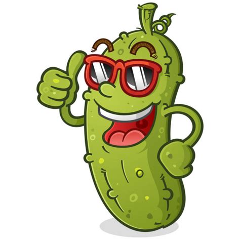 Dill Pickle Cartoon At Brock Kyte Blog