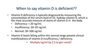 Vitamin D Deficiency And Rickets Pdf