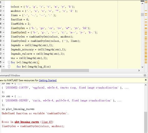 Bug Plotting Using Matlab Some Functions Are Missing In Plotlearningcurvesm · Issue 1039