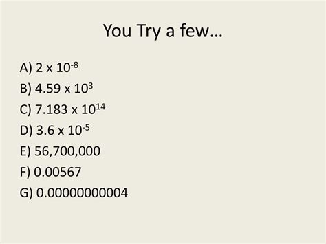 Section 83 Scientific Notation Ppt Download