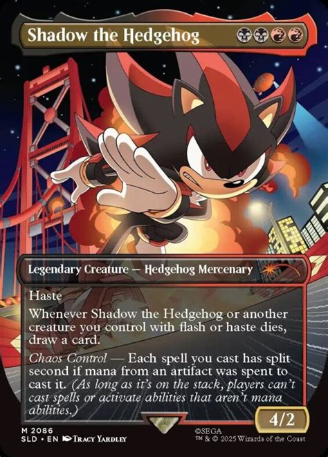 A Mtg X Sonic The Hedgehog Collaboration Brings The Speedy Hero To Magic The Gathering