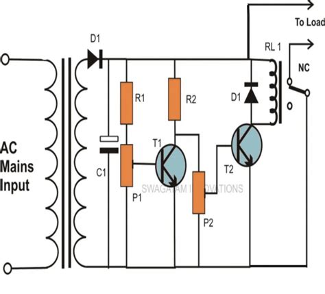 Overload Detection Circuit Circuit Diagram
