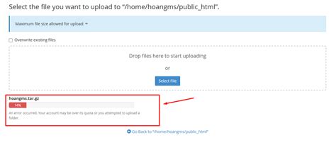Khắc Phục Sự Cố Lỗi Khi Upload File Lên Hosting Nhan Hoa Knowledgebase