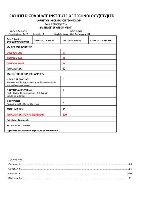4022002 64 Web Tech 512 Web Tech Assignment On Javascript Richfield Graduate Institute Of