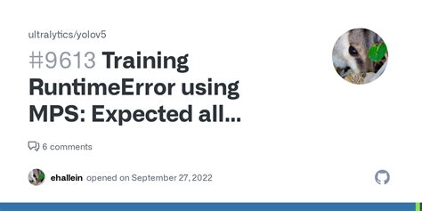 Training Runtimeerror Using Mps Expected All Tensors To Be On The Same
