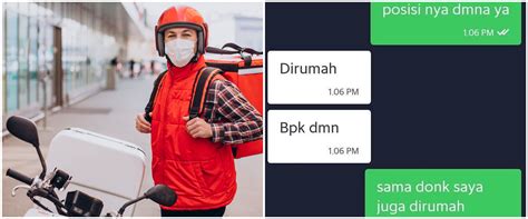 17 Chat driver ojek online & customer nggak nyambung ini