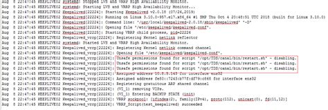 Unsafe Permission Found For Script Xxx Sh Disabling Issue 1372 Acassen Keepalived GitHub