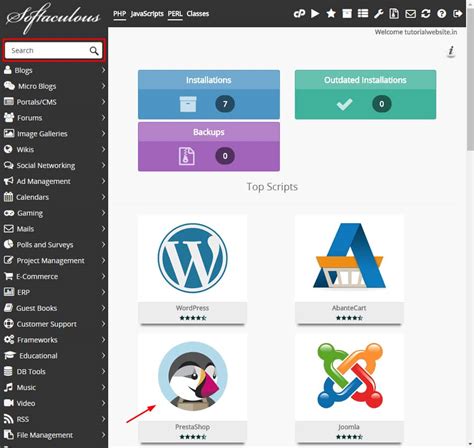 How To Install Prestashop On Cpanel Using Softaculous Servercake