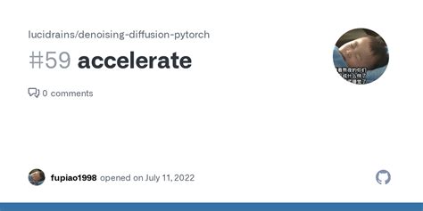 Accelerate Issue 59 Lucidrains Denoising Diffusion Pytorch GitHub