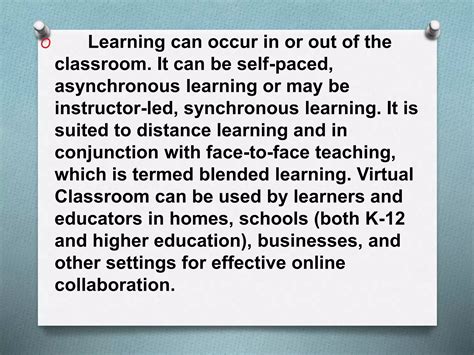 Synchronous And Asynchronous Learning Ppt