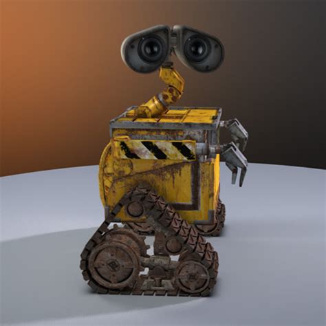 Free Rigged Wall E 3d Model