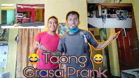 TAONG GRASA PUBLIC PRANK | nanglimos talaga ako? Haha subrang Laptrip nito! - YouTube
