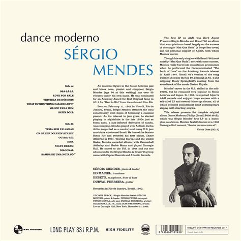 SÉrgio Mendez Dance Moderno America Dvd