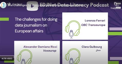 the challenges for doing data journalism on european affairs european data journalism network