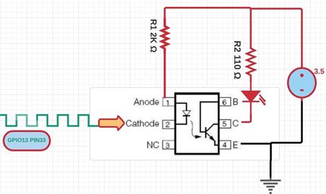 Controlling 4n35 Optocoupler Using A Gpio Signal