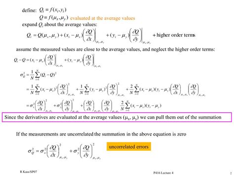 Ppt Propagation Of Errors Chapter 3 Taylor Powerpoint Presentation Id484604