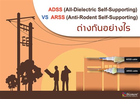 สายไฟเบอร์ออฟติก Adss แตกต่างกับ Arss อย่างไร Bismon
