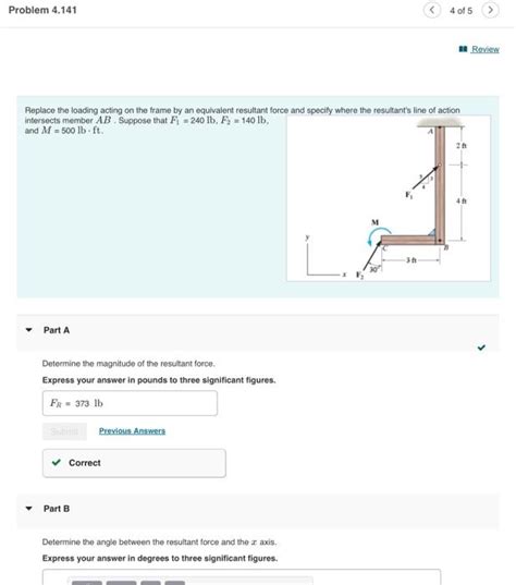 solved replace the loading acting on the frame by an