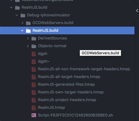 Phasescriptexecution Missing Script Files For `download Realm` In Ios Build Folder · Issue