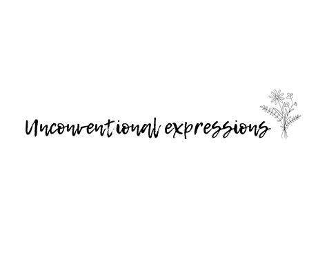 Unconventional Expressions