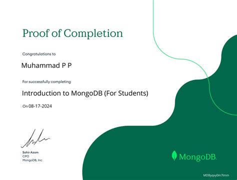 muhammad p p on linkedin mongodb database datascience