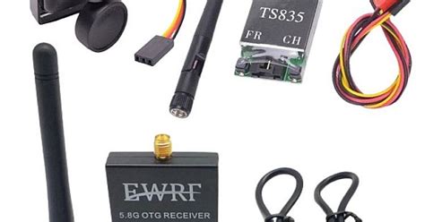Fpv Camera Kit With Uvc 5 8g Otg Phone Fpv Receiver Ts835 Fpv