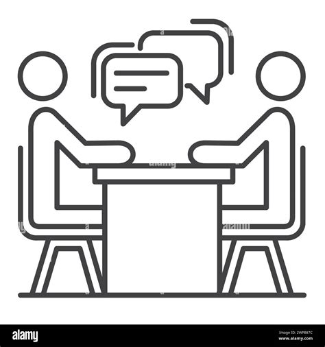 Interview Vector Illustration Icon Design Stock Vector Image And Art Alamy